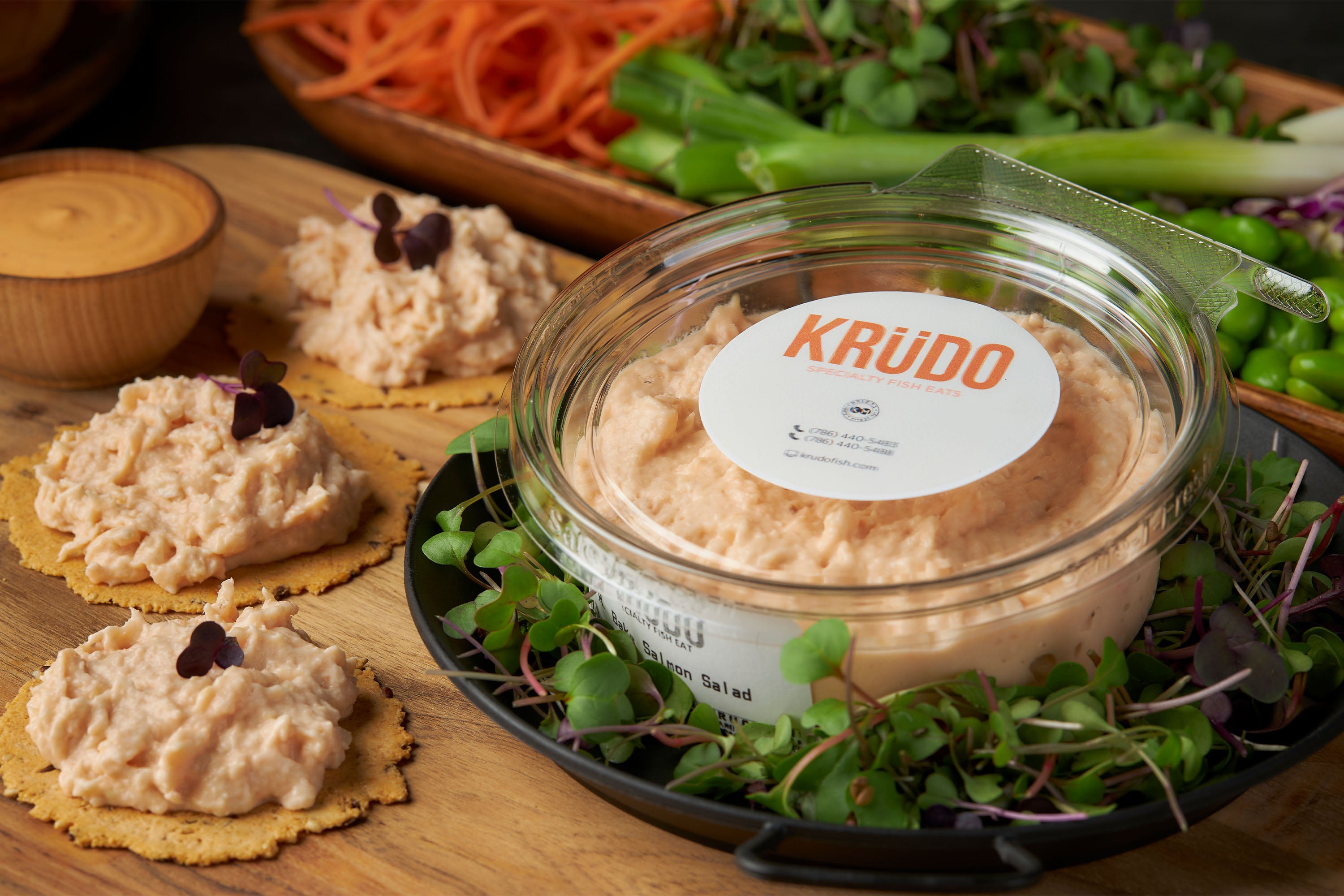 Baked Salmon Dip – Krudo Fish Market