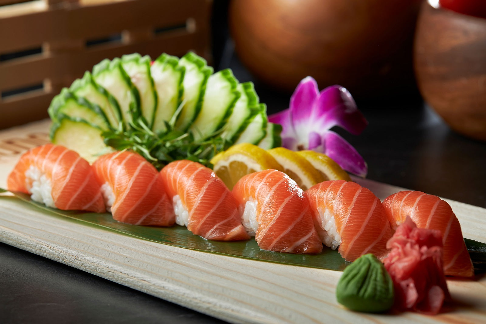 Salmon Nigiri 3pc – Krudo Fish Market