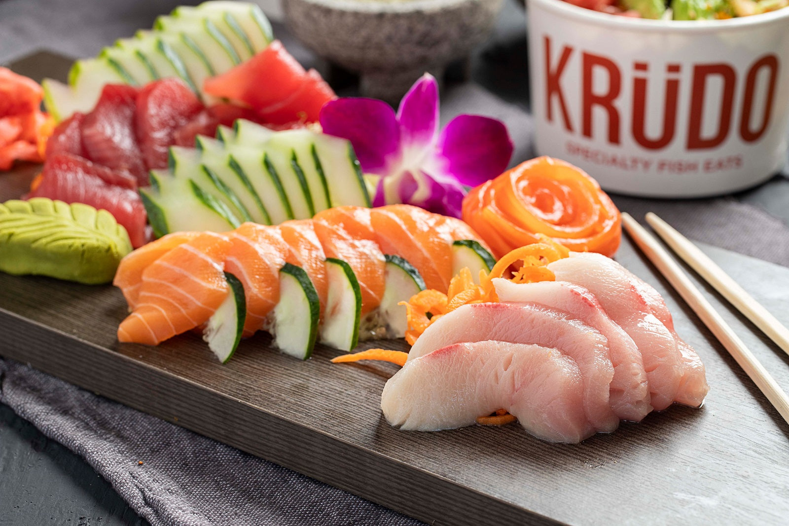 Hamachi Sashimi 3pc – Krudo Fish Market