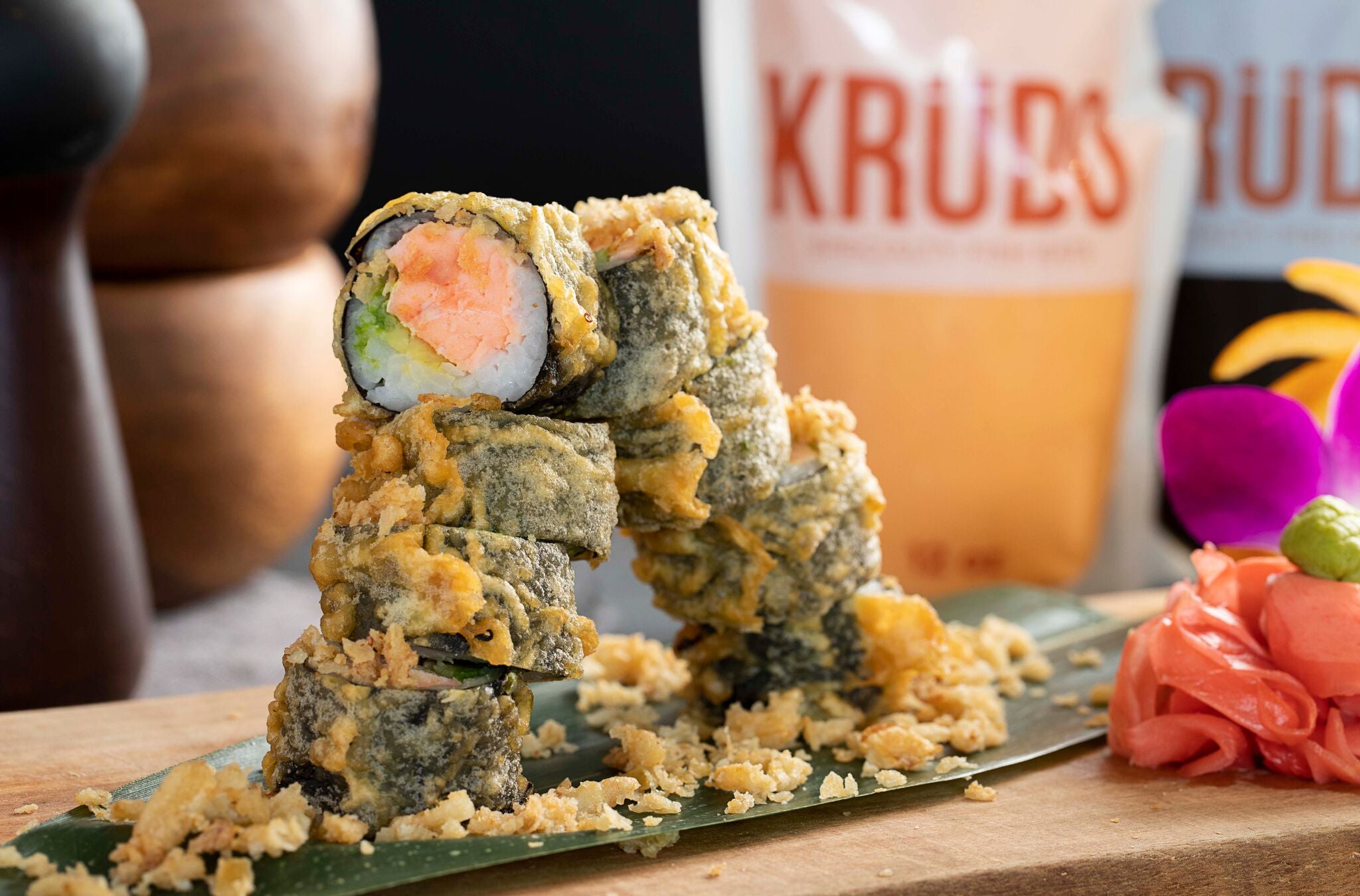 Crunchy Salmon Roll – Krudo Fish Market
